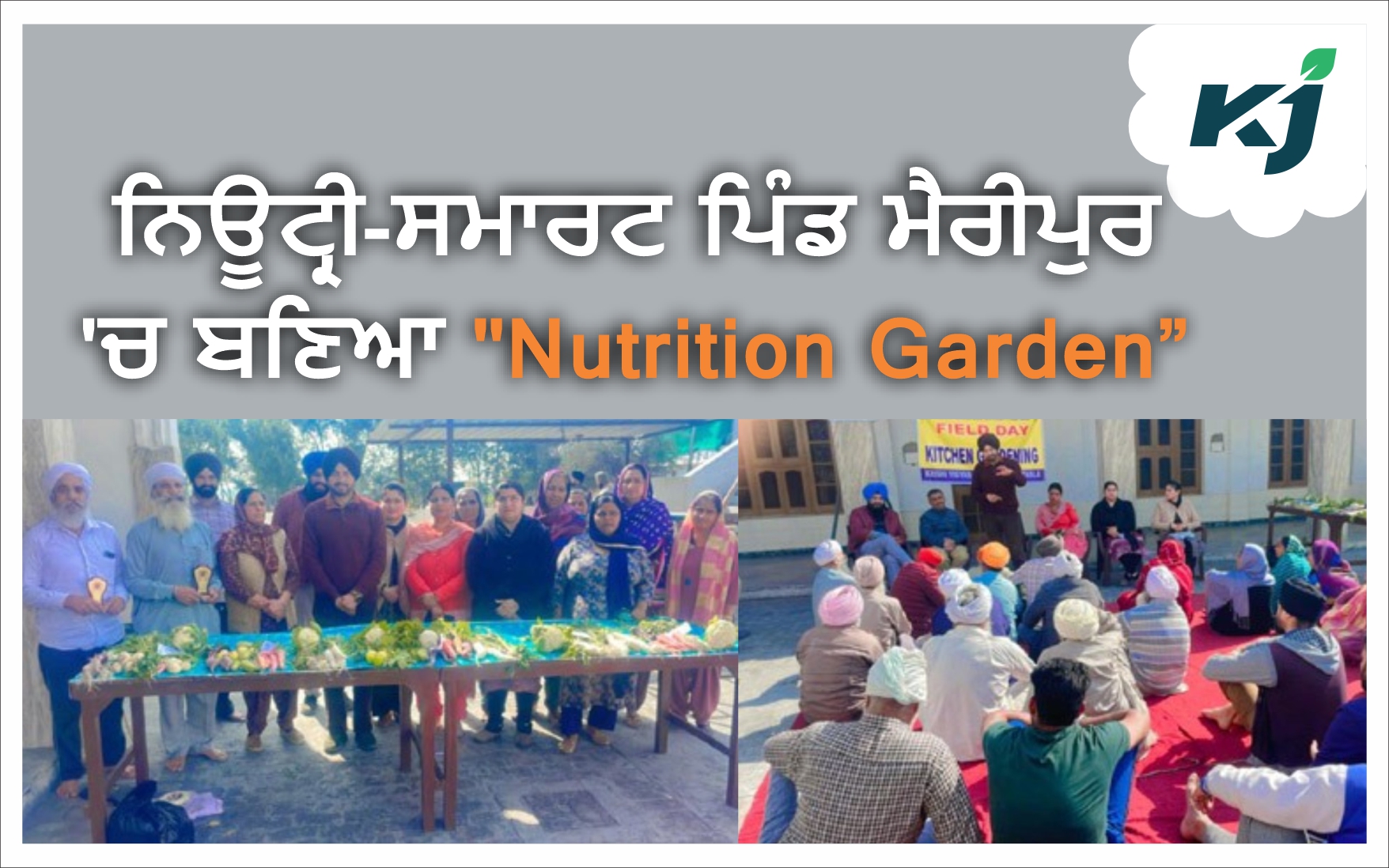 Nutri-Smart ਪਿੰਡ ਮੈਰੀਪੁਰ 'ਚ ਬਣਾਇਆ ਗਿਆ Nutrition Garden - Nutrition ...