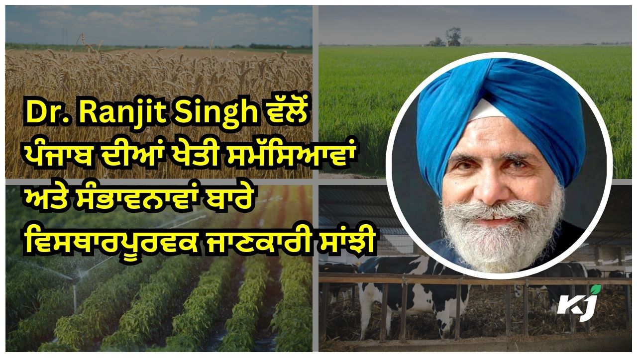 Dr. Ranjit Singh ਨੇ ਪੰਜਾਬ ਦੀਆਂ ਖੇਤੀ ਸਮੱਸਿਆਵਾਂ ਅਤੇ ਸੰਭਾਵਨਾਵਾਂ ਬਾਰੇ ਵਿਸਥਾਰਪੂਰਵਕ ਜਾਣਕਾਰੀ ਕੀਤੀ ਸਾਂਝੀ ...